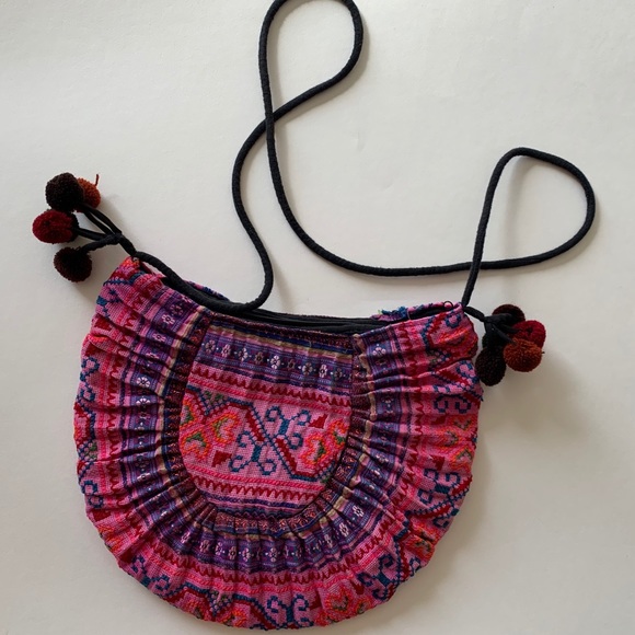 Bags | Shoulder Textile Bag From Thailand | Poshmark